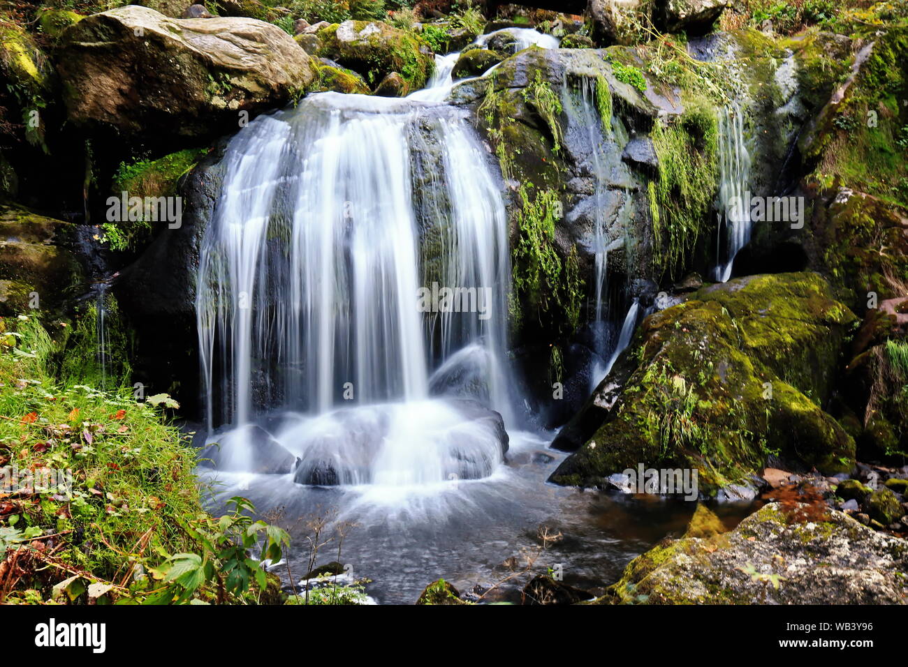 The Triberg waterfalls are the highest waterfalls in Germany Stock ...