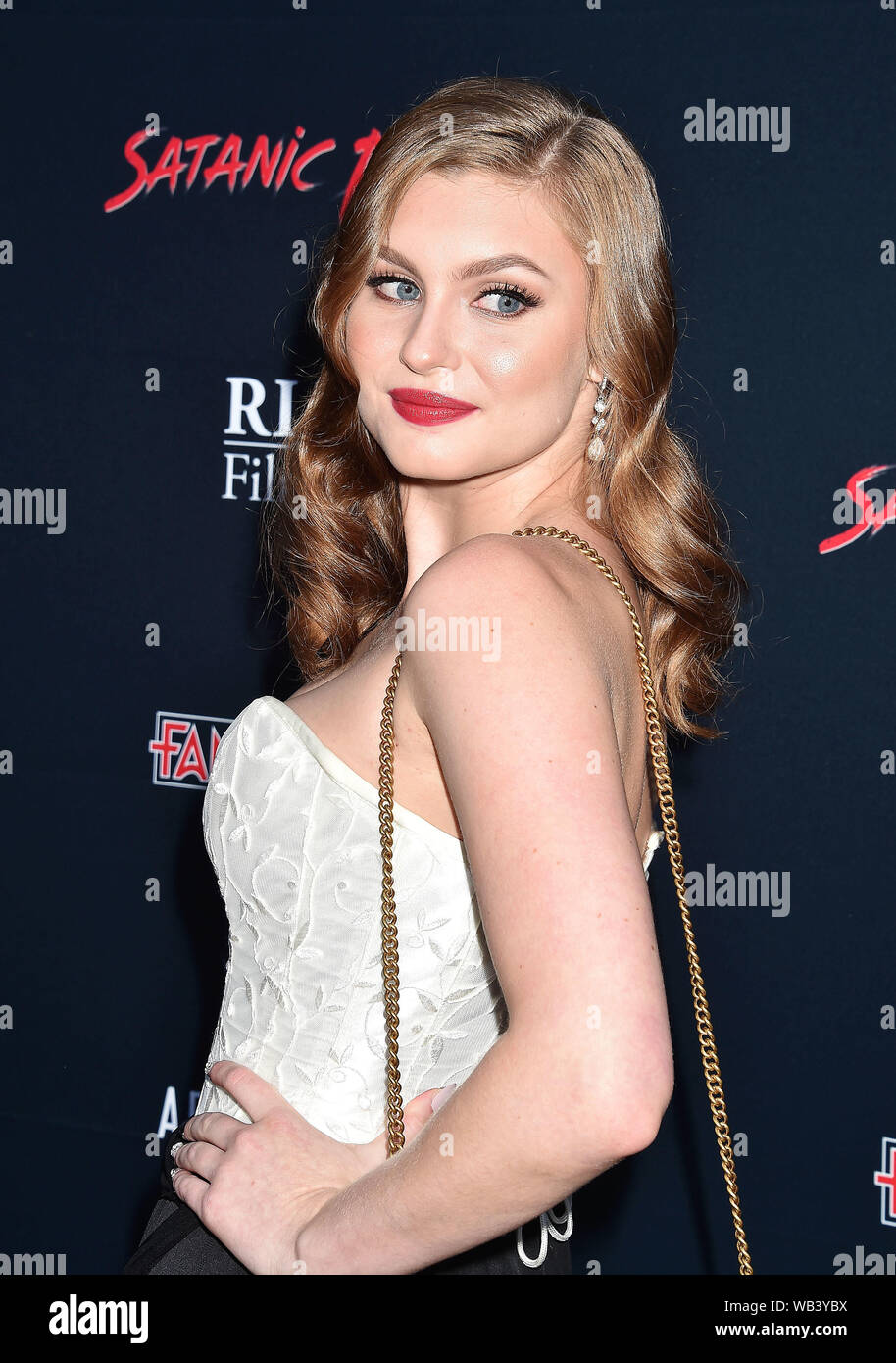 HOLLYWOOD, CA - AUGUST 23: Hayley Griffith arrives at the premiere Of ...