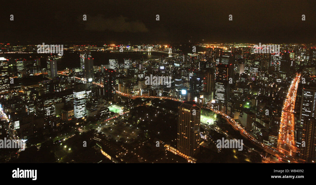 Panoramic map of tokyo hi-res stock photography and images - Alamy
