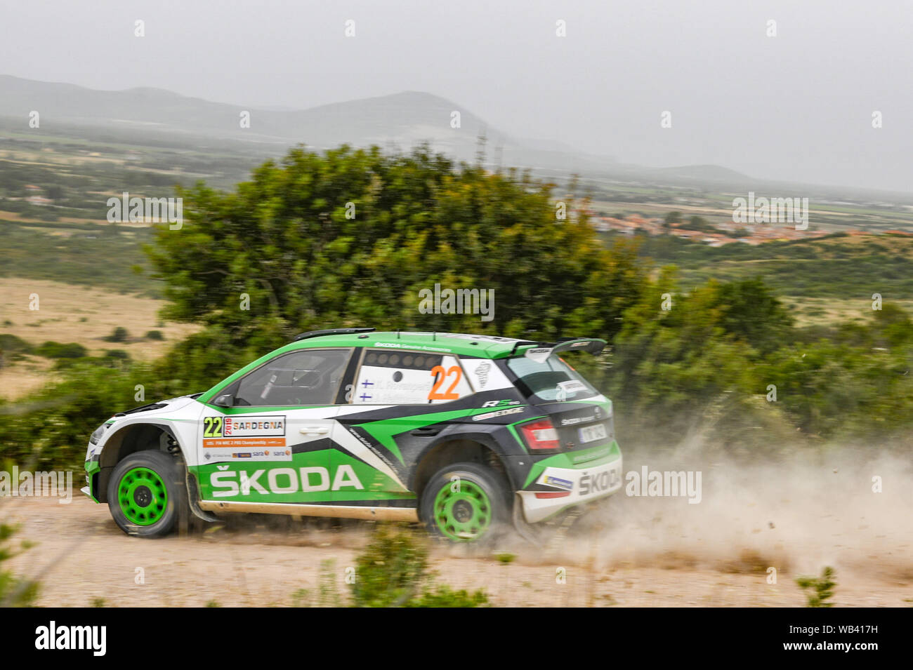 IL DICIOTTENNE KALLE ROVAMPERA, WITH LA SKORA FABIA R5 UFFICIALE, AL ...