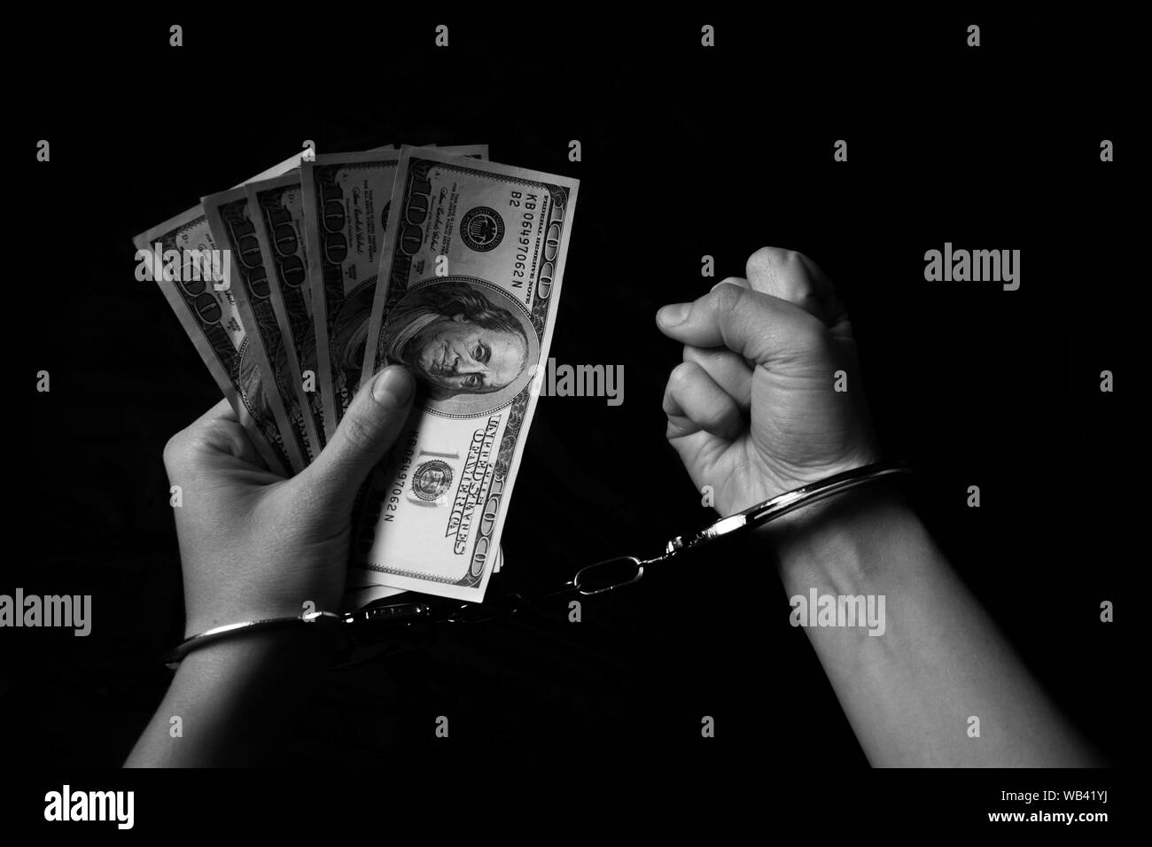 Hundred hands Black and White Stock Photos & Images - Alamy