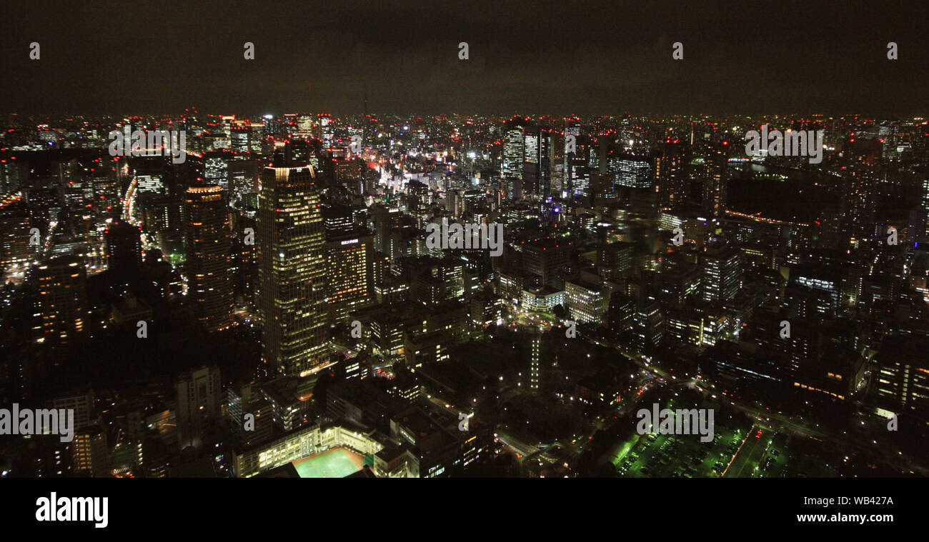 Panoramic map of tokyo hi-res stock photography and images - Alamy
