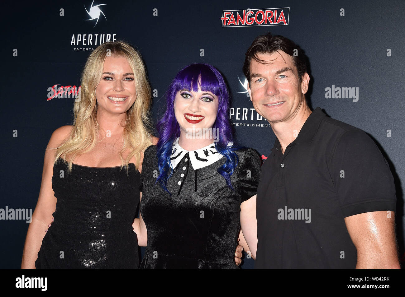 HOLLYWOOD, CA - AUGUST 23: (L-R) Rebecca Romijn, Chelsea Stardust and ...