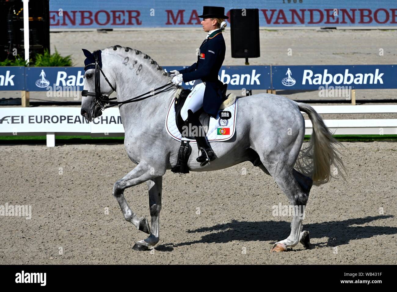 Maria Caetano POR with Coroadoi during Longines FEI Dressage European ...