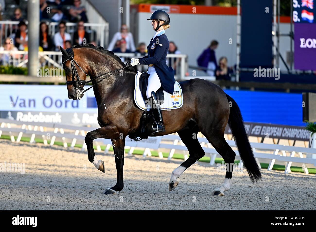 Juliette Ramel SWE with Buriel K.H. during Longines FEI Dressage ...
