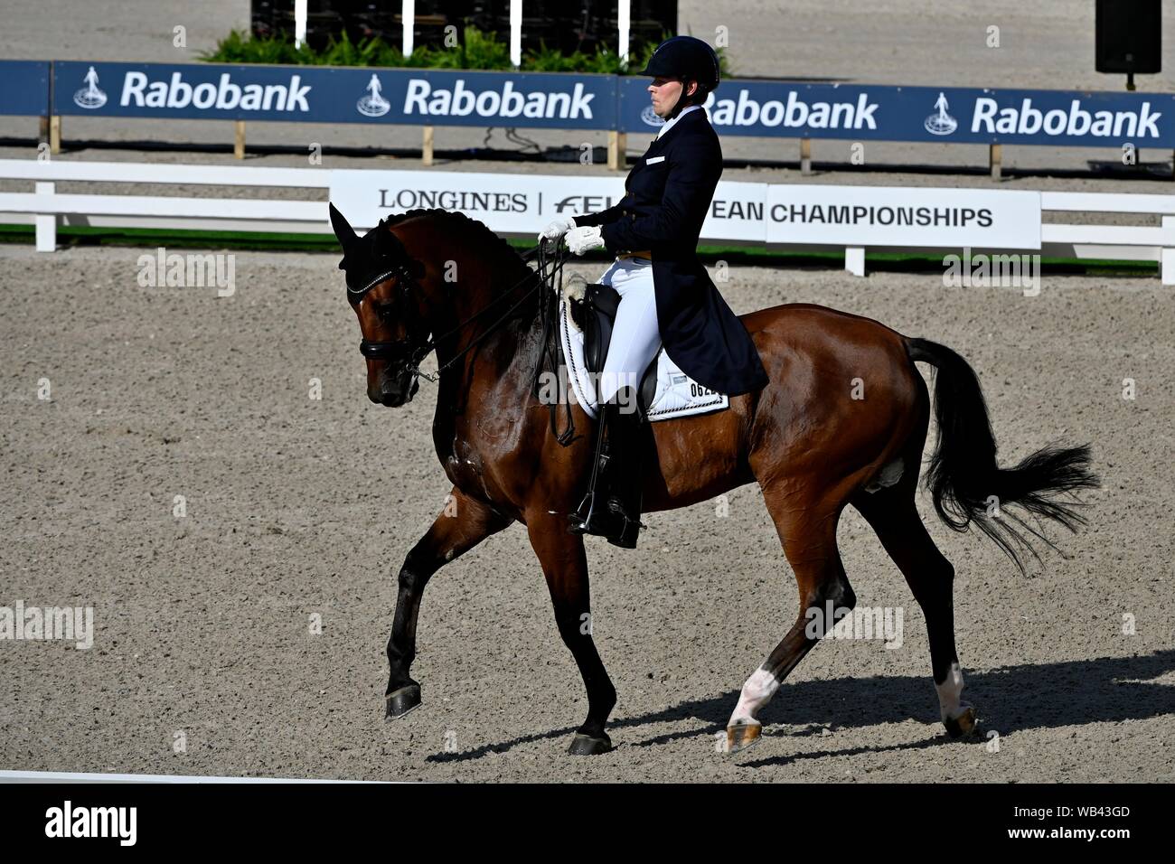 Henri Ruoste FIN with Rossetti during Longines FEI Dressage European ...