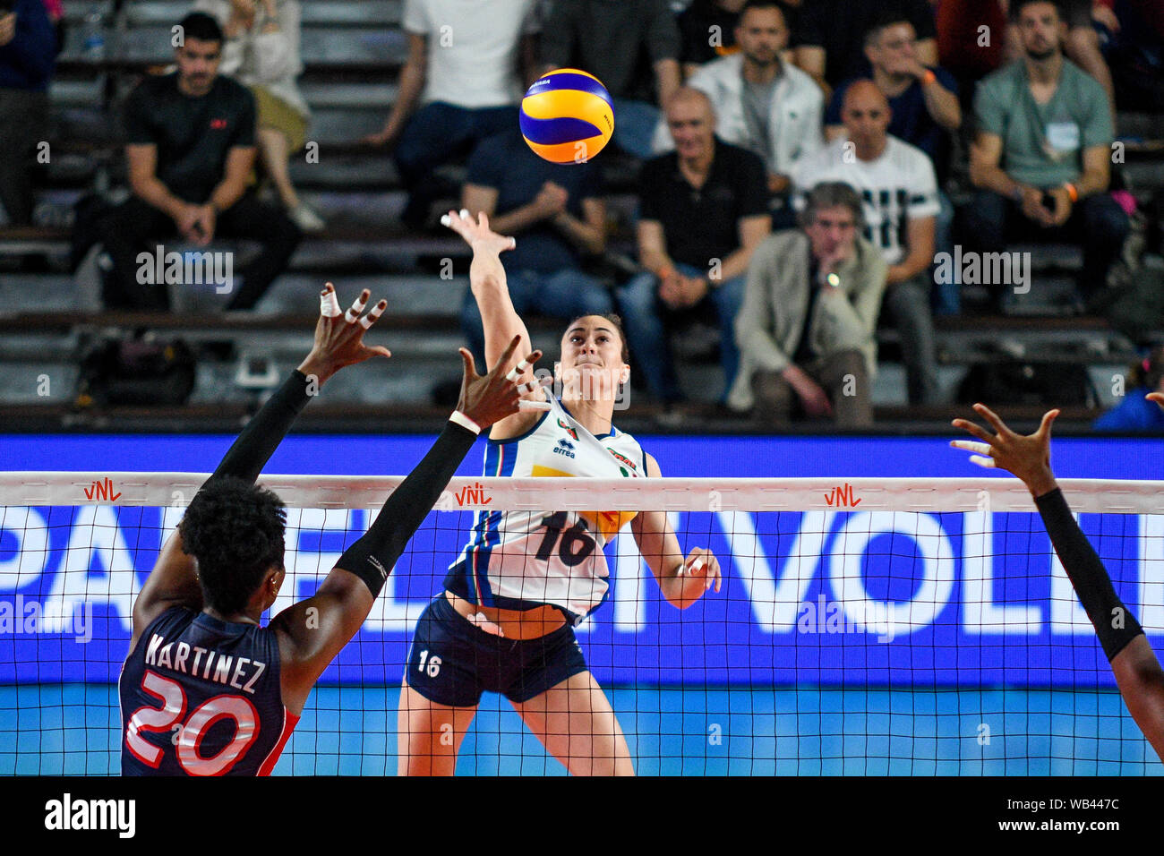 LUCIA BOSETTI SPIKE during Nations League Women - Italy Vs Dominican ...