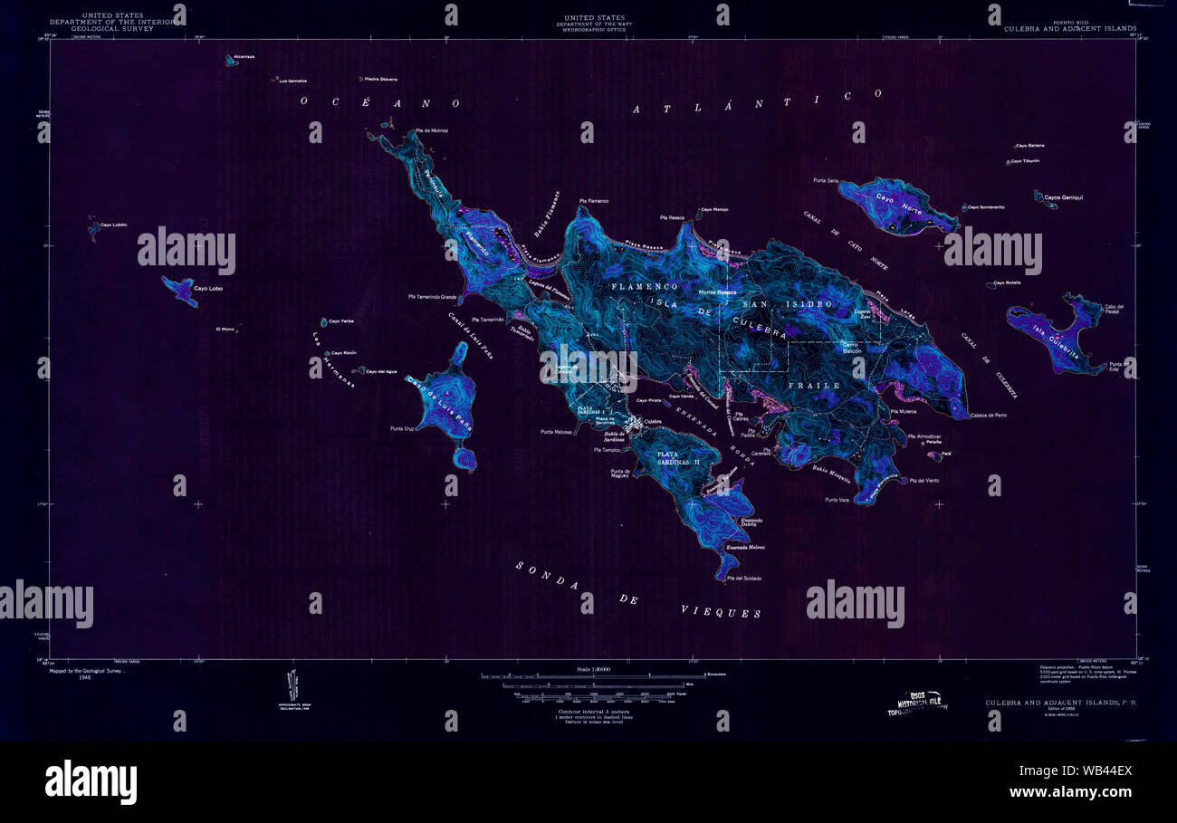 Culebra Map High Resolution Stock Photography and Images - Alamy