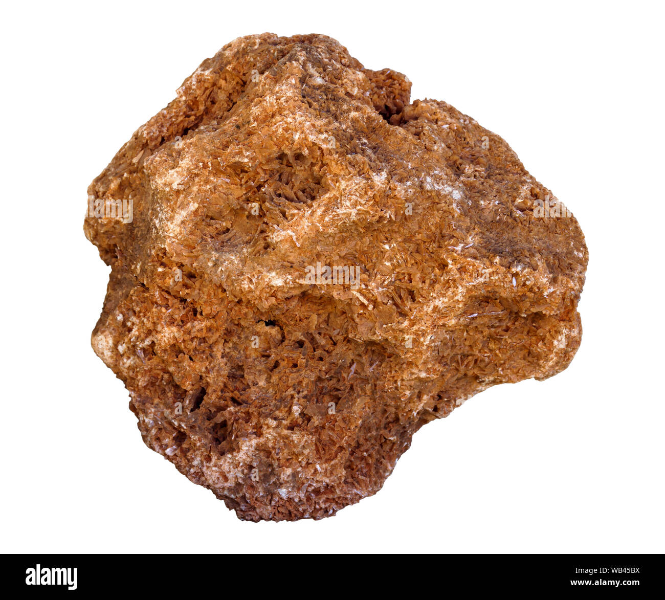 mineral sample - splicing of crystals of iron oxides and hydroxides ...