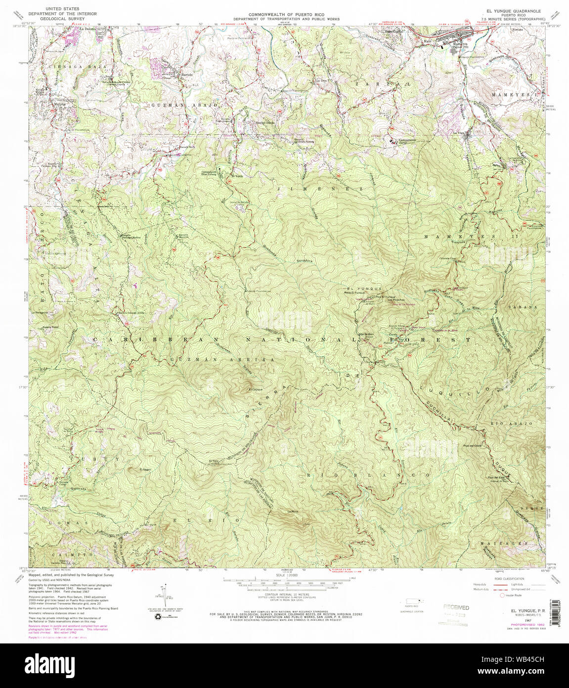 Yunque puerto rico Cut Out Stock Images & Pictures - Alamy