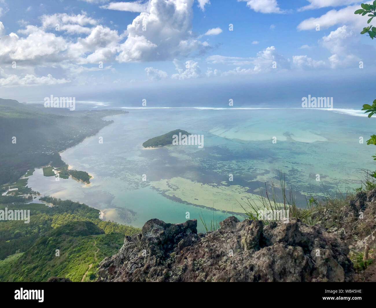 Le morne brabant waterfall hi-res stock photography and images - Alamy
