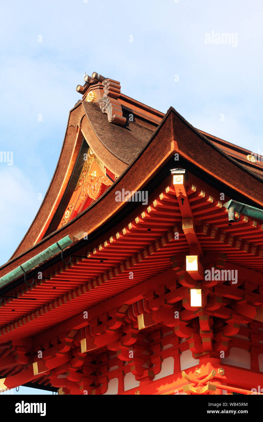 Fushimi Inari taisha thousand shrines in Kyoto Japan Stock Photo - Alamy