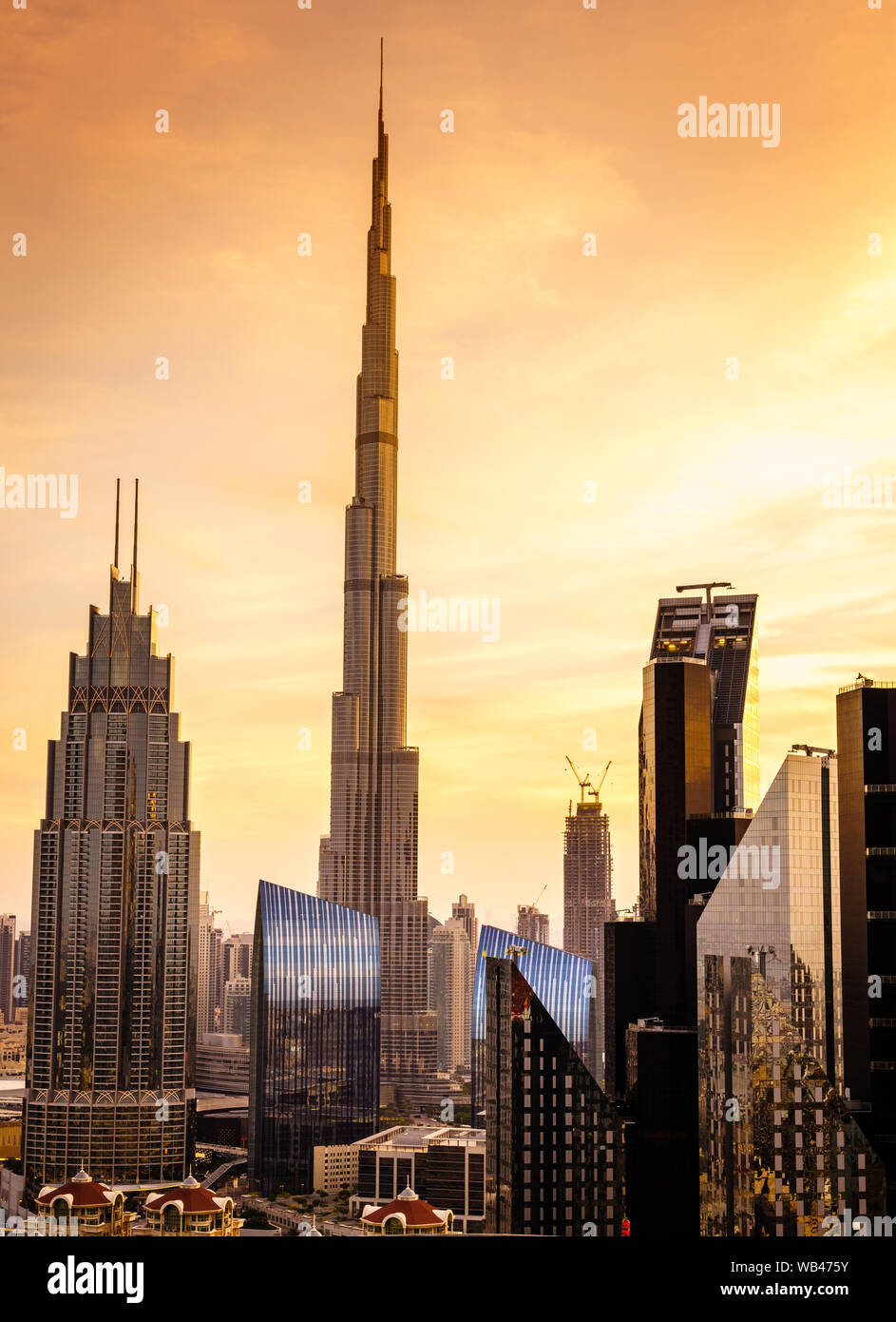 Emirates skyline view hi-res stock photography and images - Alamy