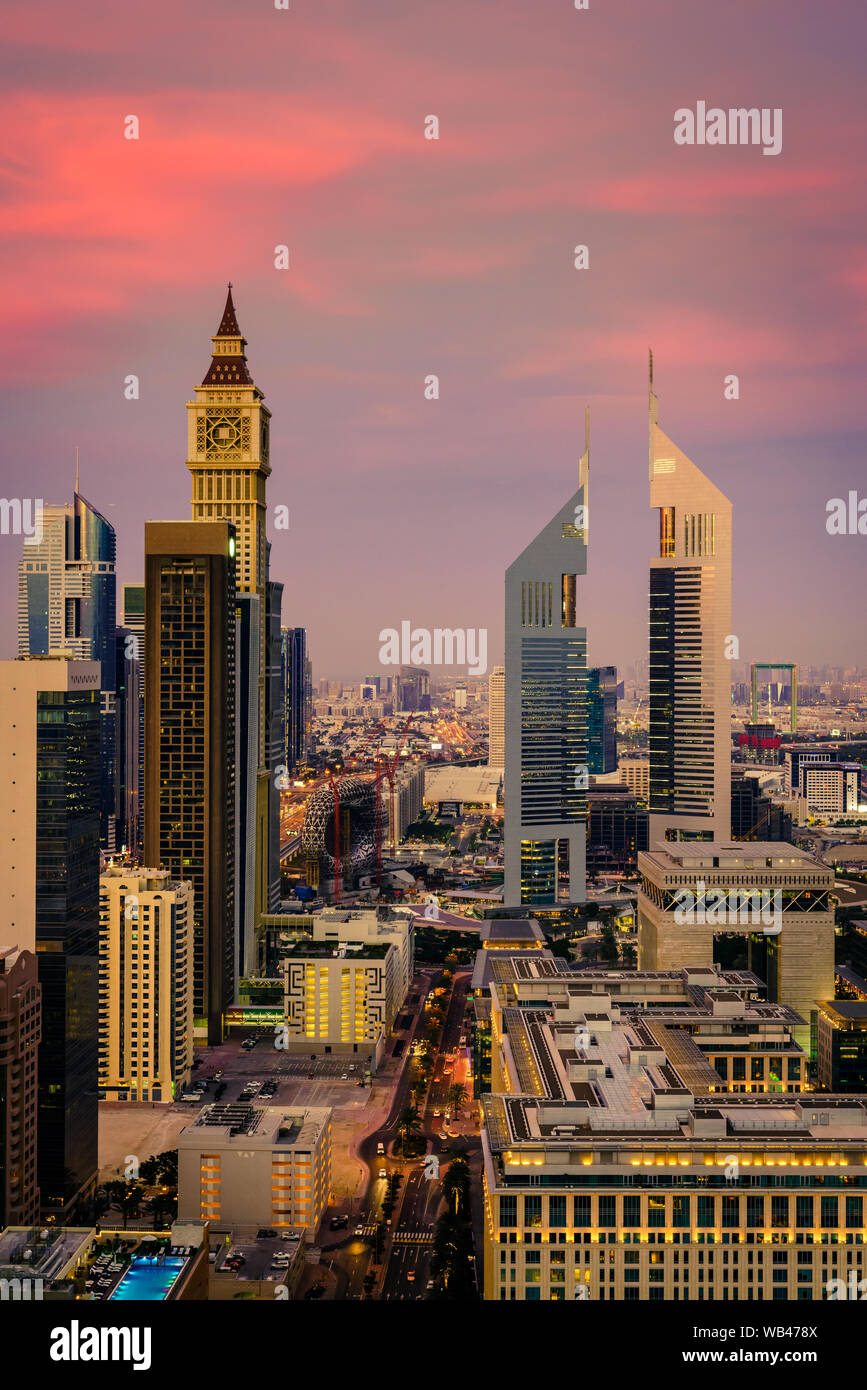 Dubai birds eye view hi-res stock photography and images - Alamy