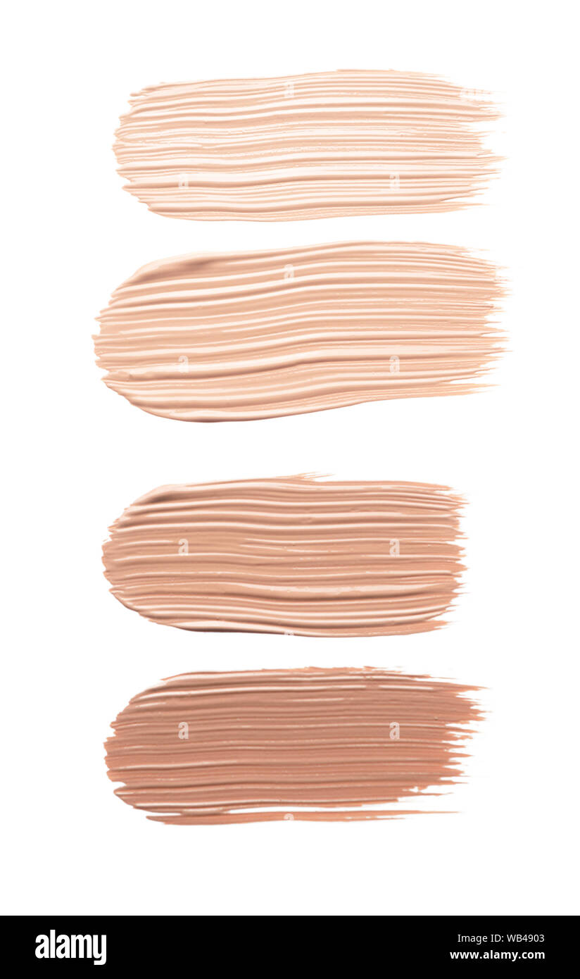 color shades liquid powder makeup beauty isolated Stock Photo - Alamy