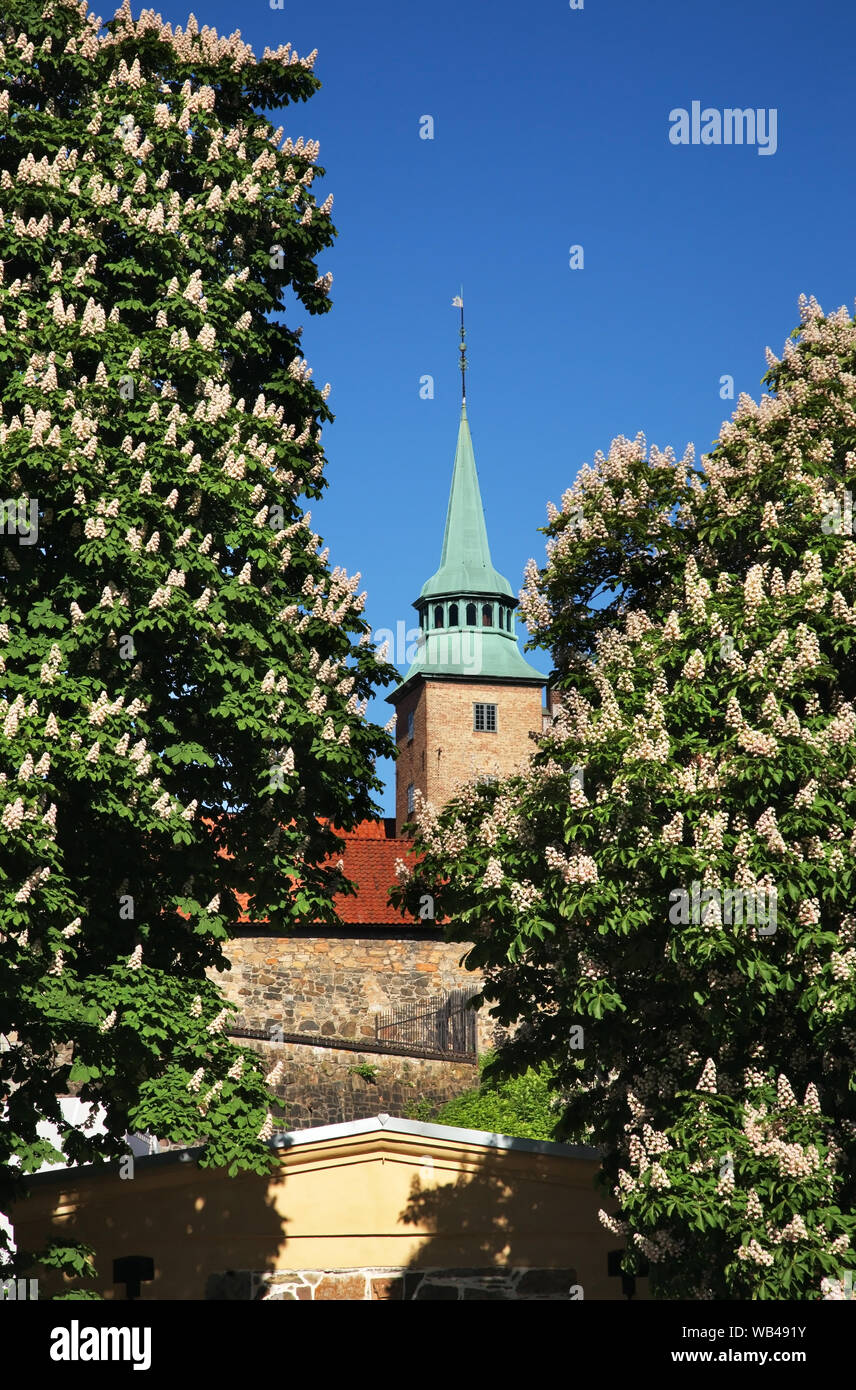 Akershus fortress in Oslo. Norway Stock Photo - Alamy