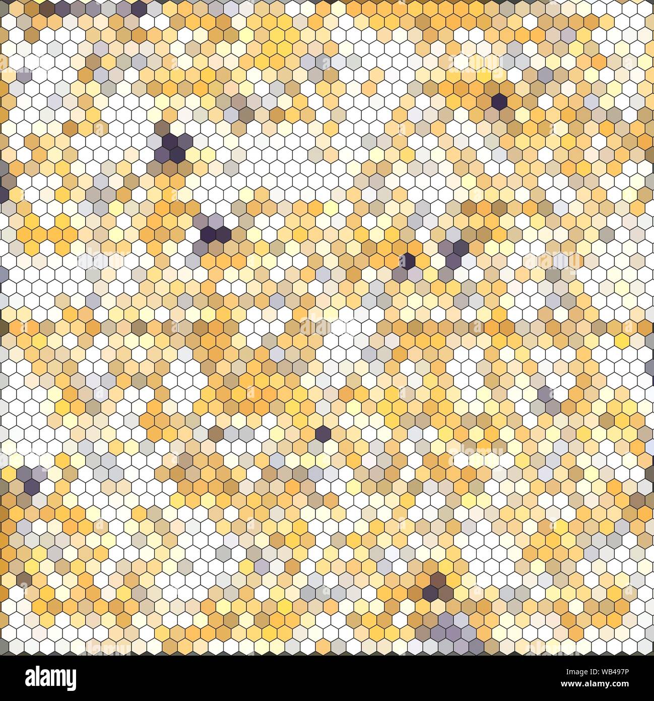 Honeycomb gold grid seamless background or Hexagonal cell texture Stock ...