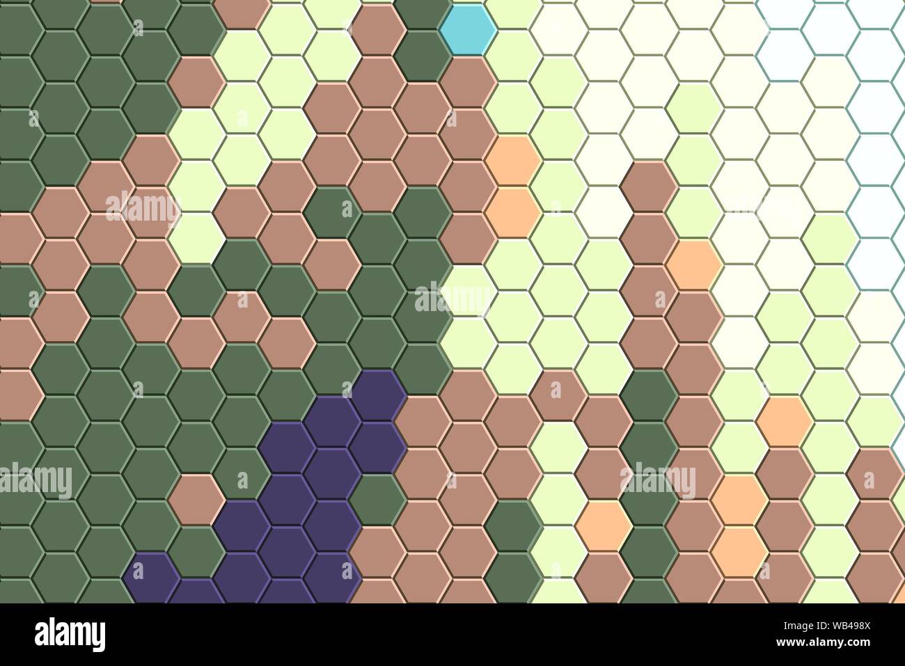 Honeycomb gold grid seamless background or Hexagonal cell texture Stock ...