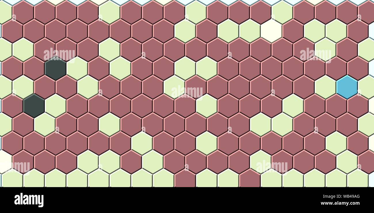 Honeycomb gold grid seamless background or Hexagonal cell texture Stock ...