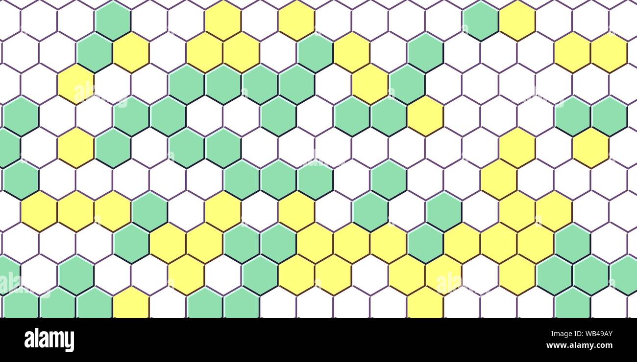 Honeycomb gold grid seamless background or Hexagonal cell texture Stock ...