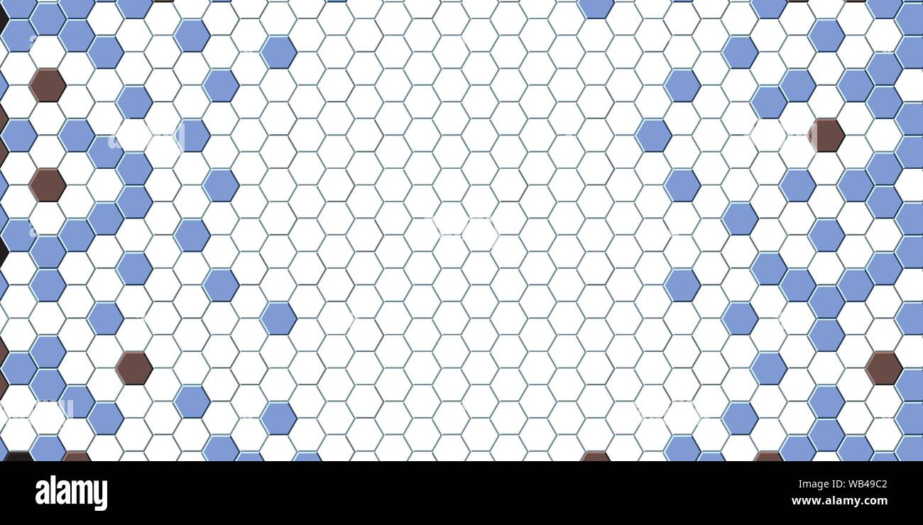 Honeycomb gold grid seamless background or Hexagonal cell texture Stock ...