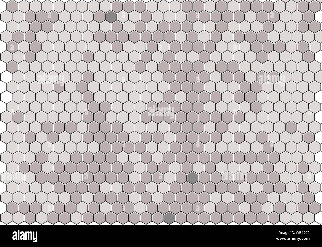 Honeycomb Light Grey, Silver, grid seamless background or Hexagonal cell texture Stock Photo - Alamy