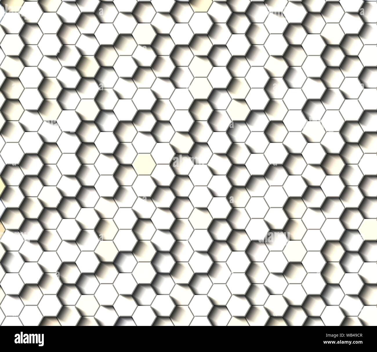 Honeycomb Light Grey, Silver, grid seamless background or Hexagonal cell texture Stock Photo - Alamy