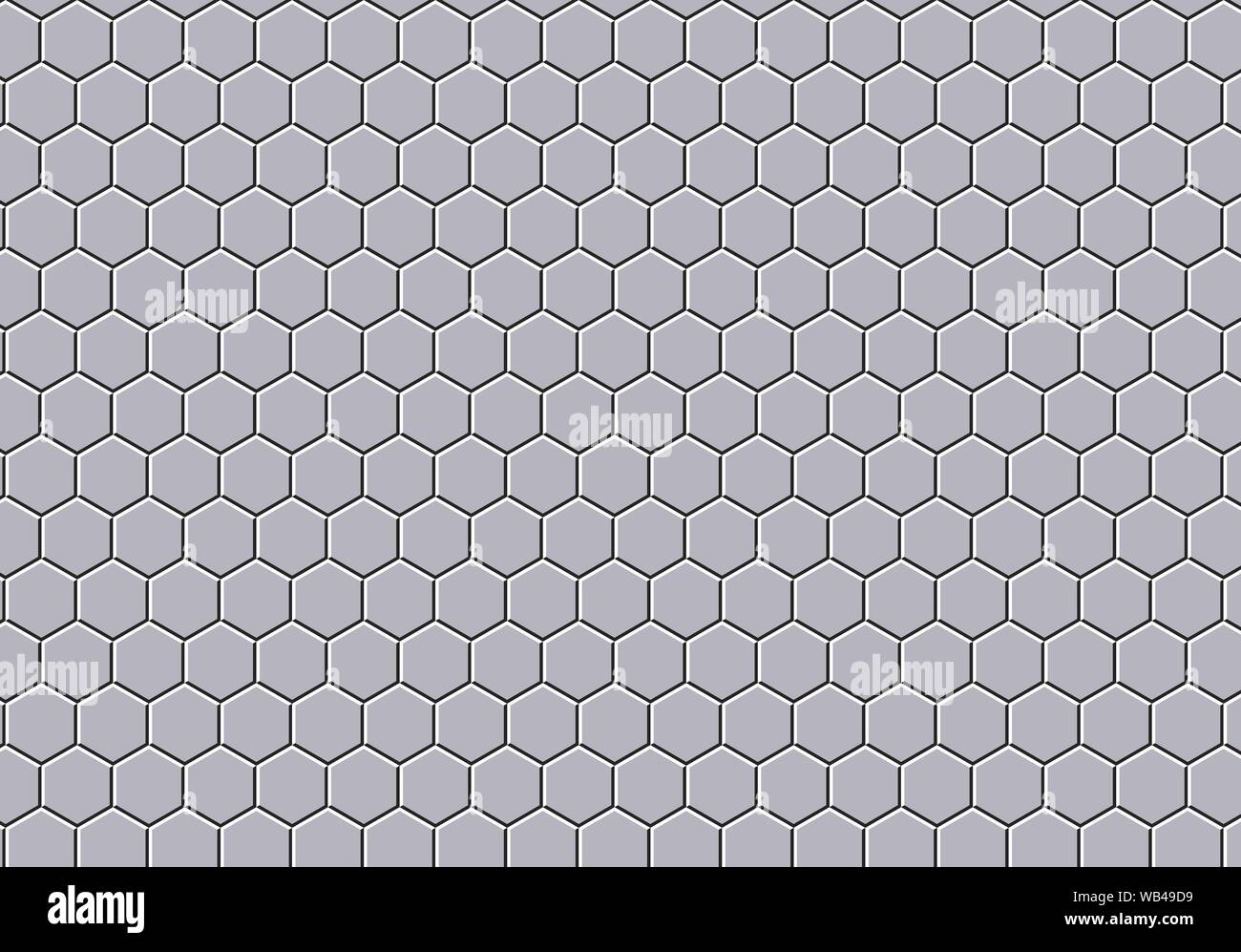 Honeycomb Light Grey, Silver, grid seamless background or Hexagonal cell texture Stock Photo - Alamy