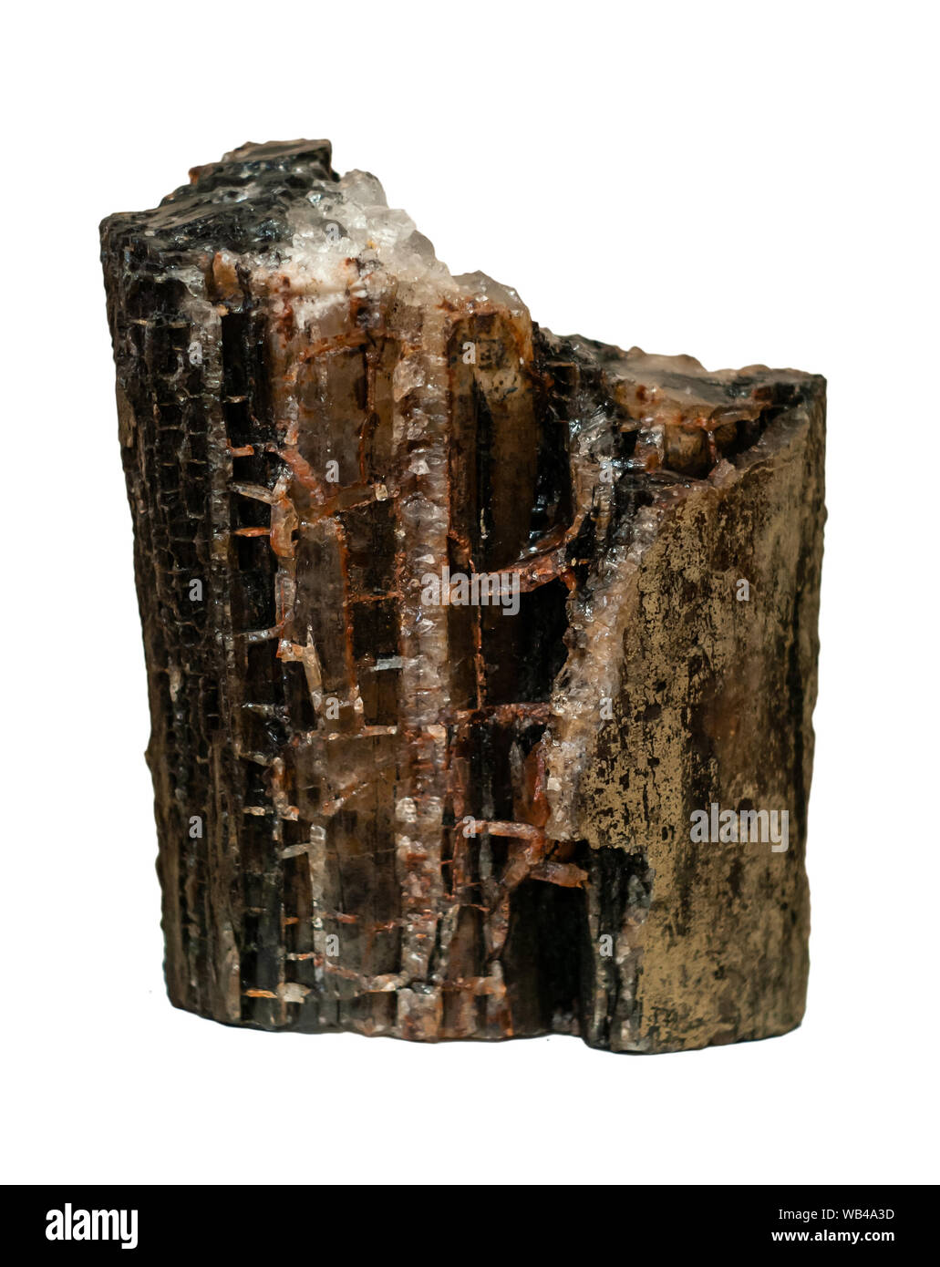 sample of halite mineral, nugget of natural crystalline rock salt ...