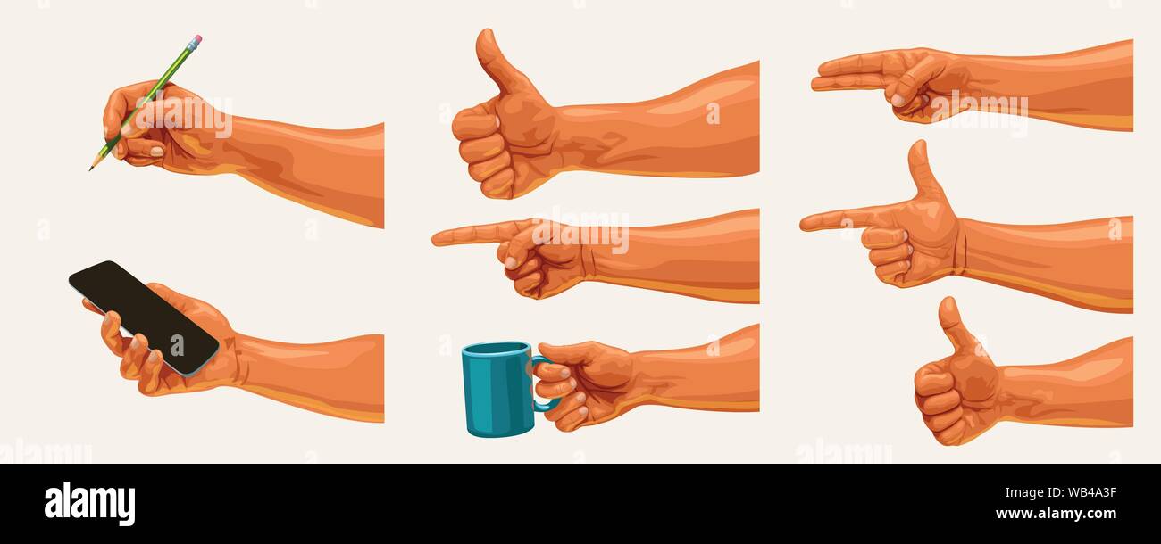 Human hands smartphone on Stock Vector Images - Alamy