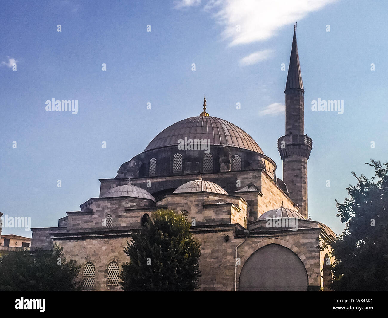 Blue Mosque views in Istanbul in Turkey Stock Photo - Alamy