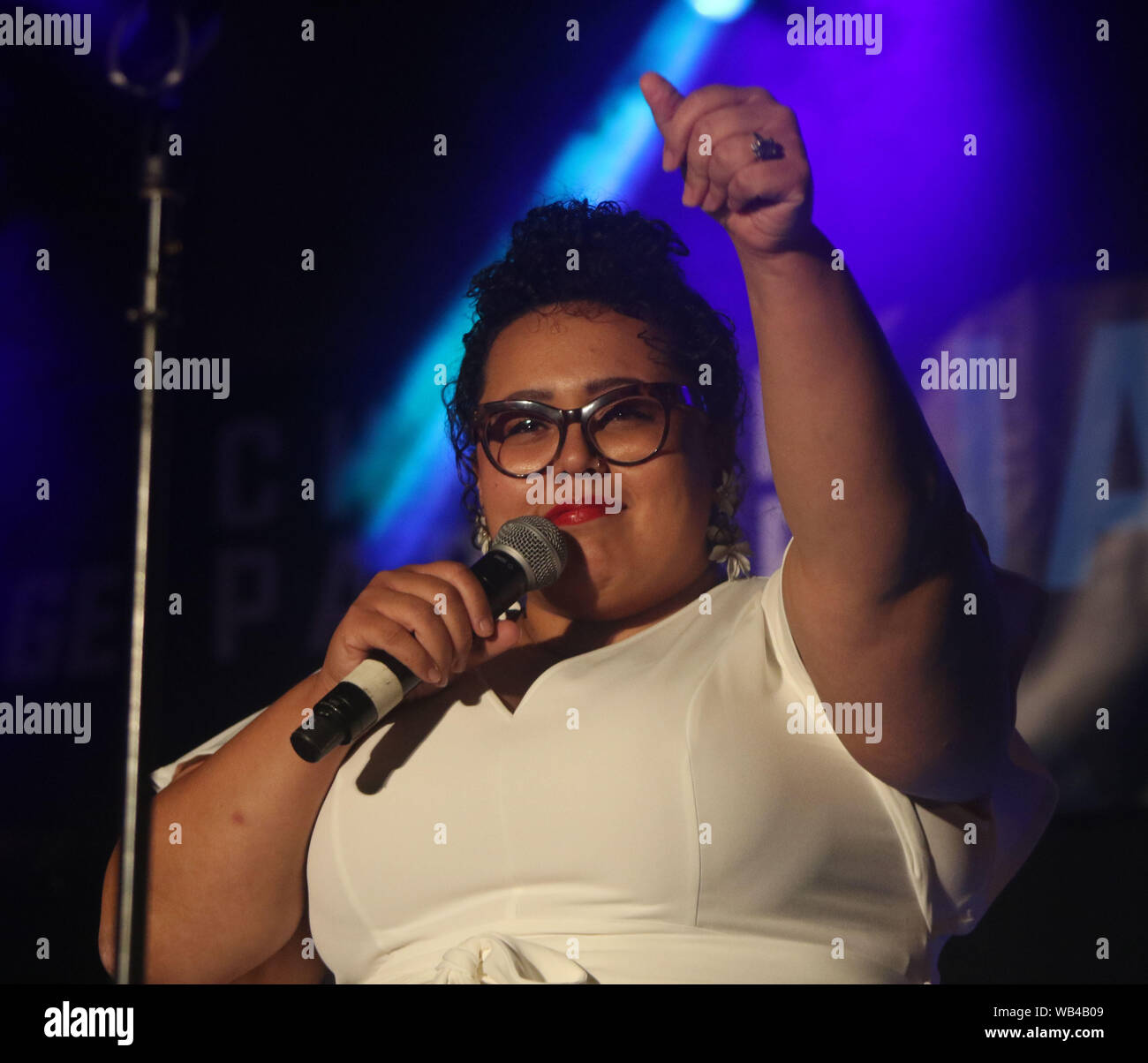 August 23, 2019, New York City, New York, USA: Singer BRIANNA THOMAS ...