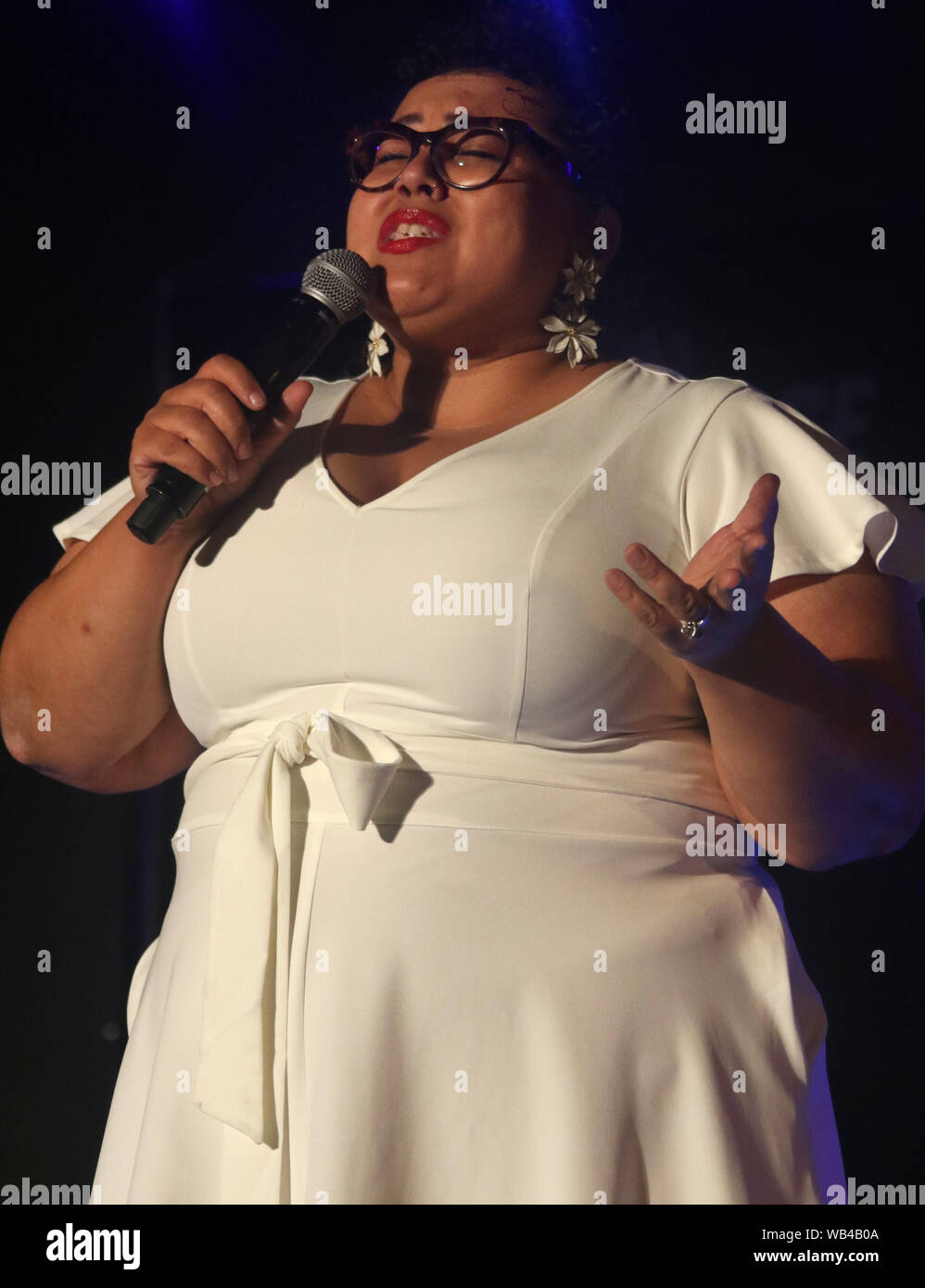 August 23, 2019, New York City, New York, USA: Singer BRIANNA THOMAS ...