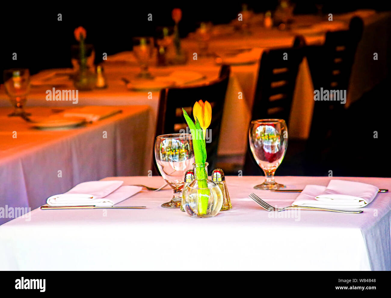 Table for two Stock Photo - Alamy