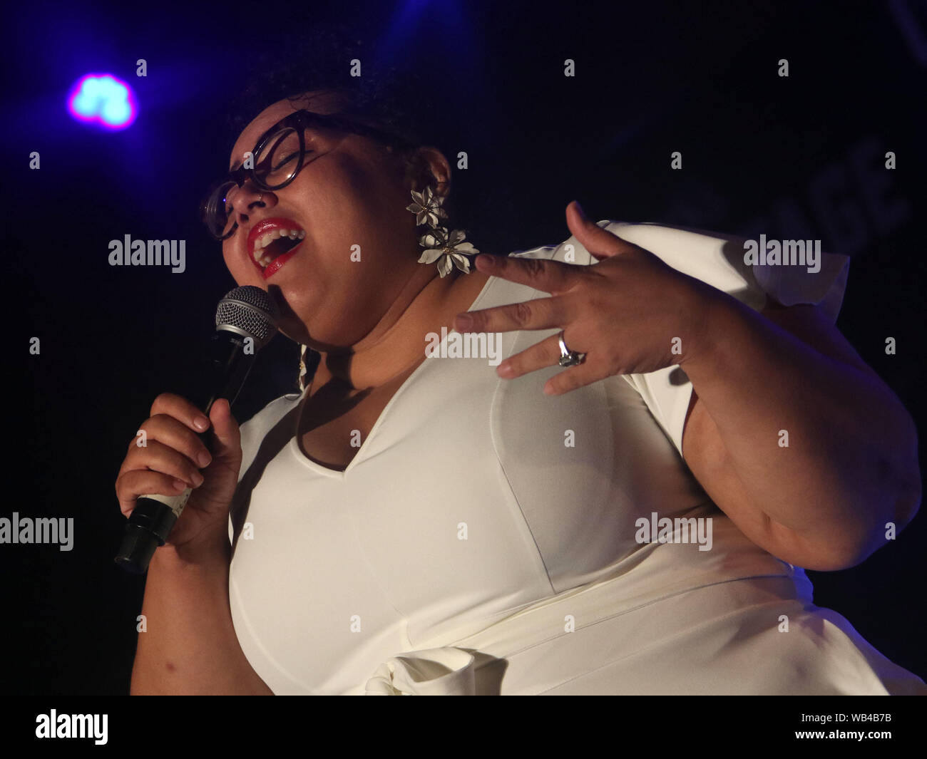 August 23, 2019, New York City, New York, USA: Singer BRIANNA THOMAS ...