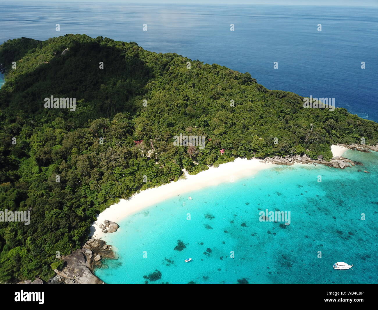 Aerial view of Similan island in Thailand Stock Photo - Alamy
