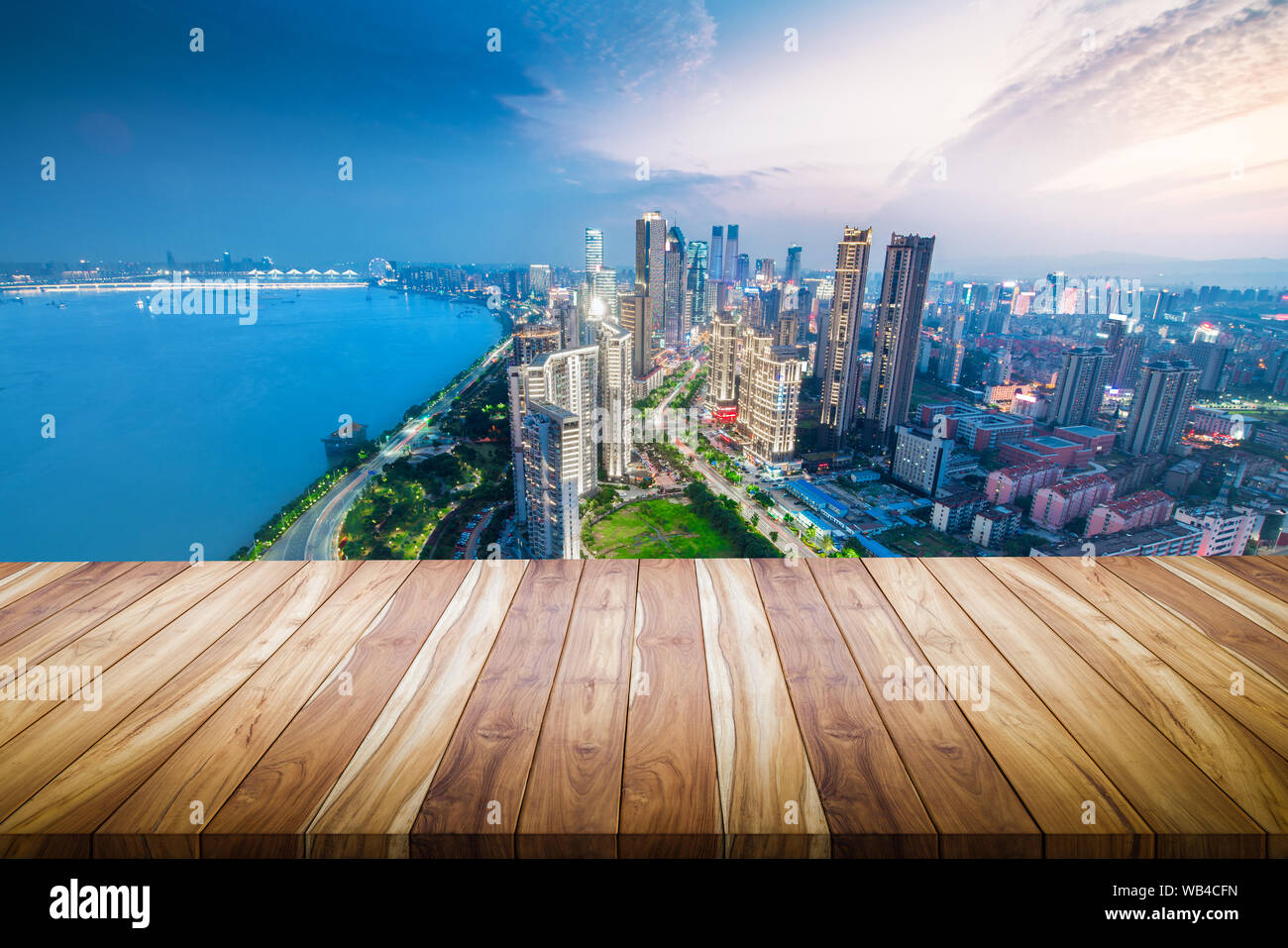 Shanghai vertical aerial view hi-res stock photography and images - Alamy