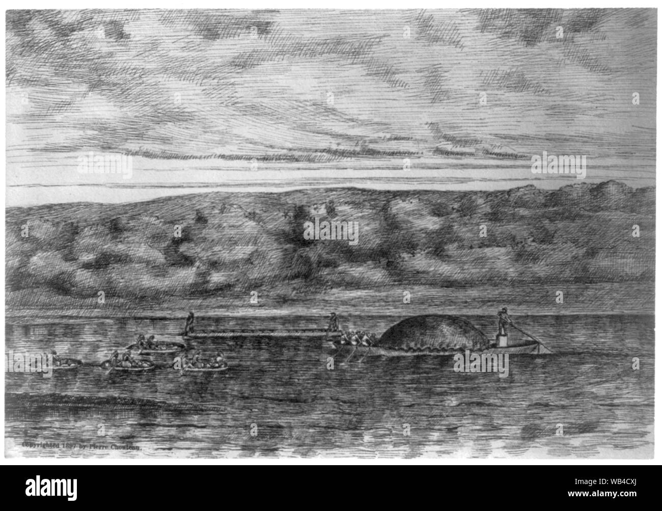 Bull boat Black and White Stock Photos & Images - Alamy