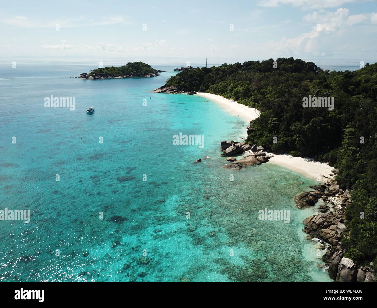 Aerial view of Similan island in Thailand Stock Photo - Alamy