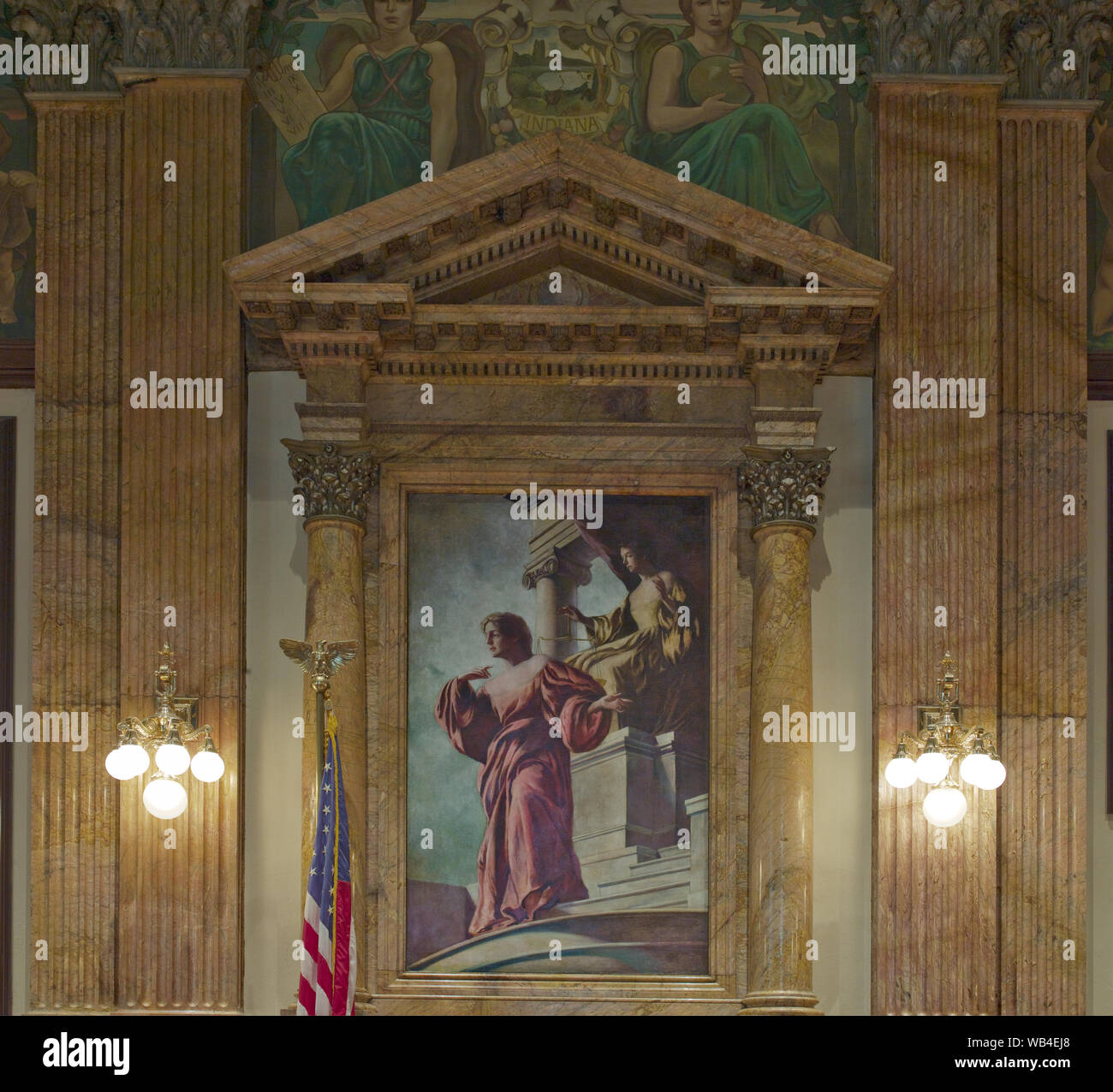 Mural courtroom hi-res stock photography and images - Alamy