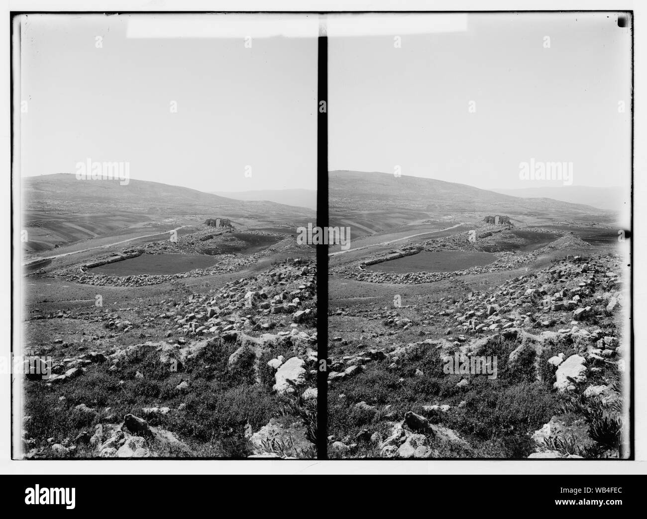 East of the Jordan and Dead Sea. Triumphal gate from the north and the ...