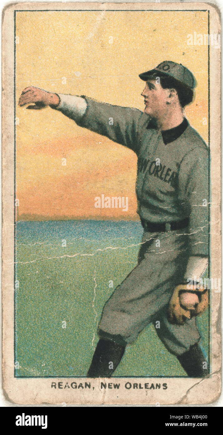 Ed Reagan, New Orleans Team, baseball card portrait Abstract/medium: 1 ...