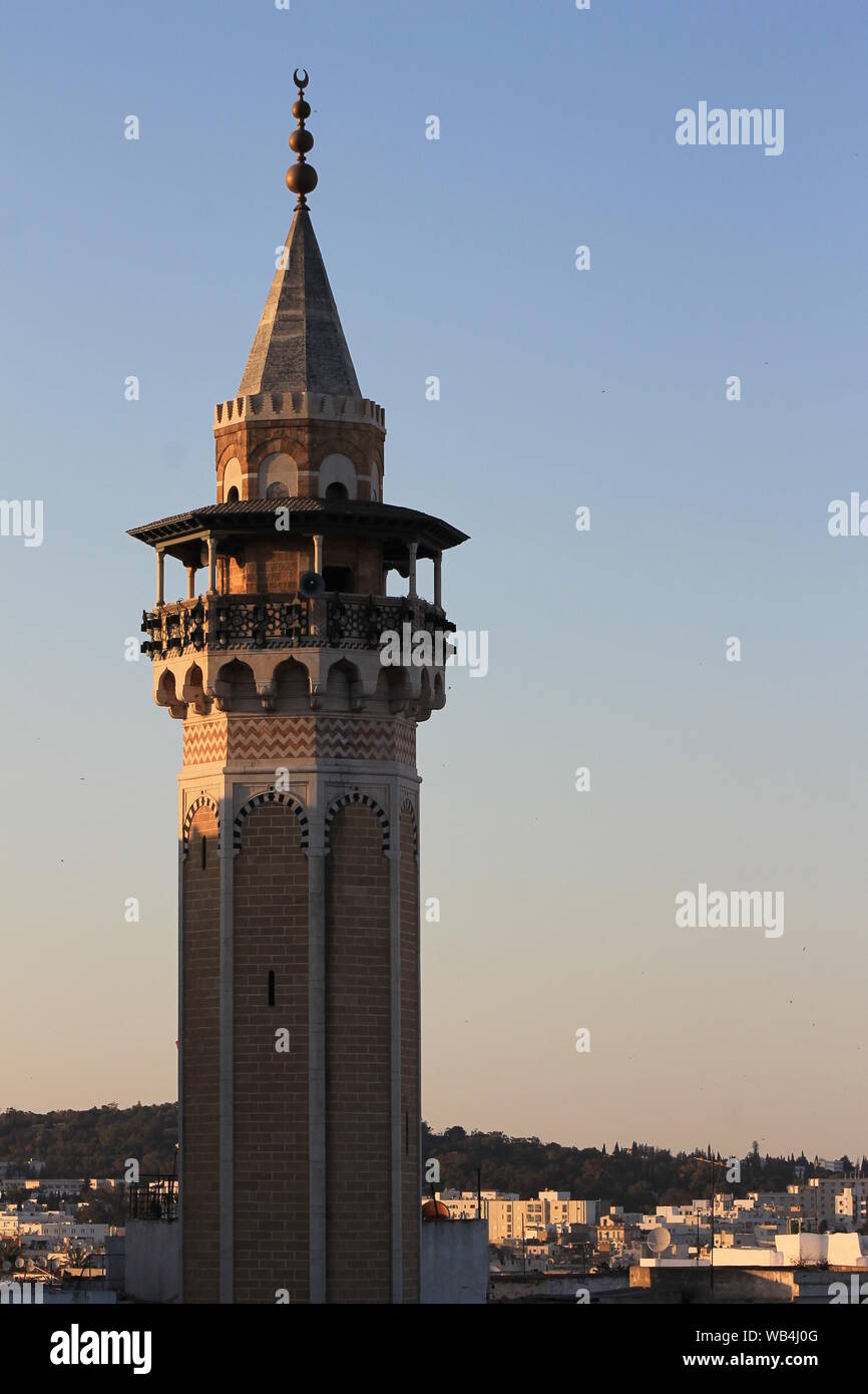 Old Mosque of Hamouda Pacha Husseini in Tunisia Stock Photo - Alamy