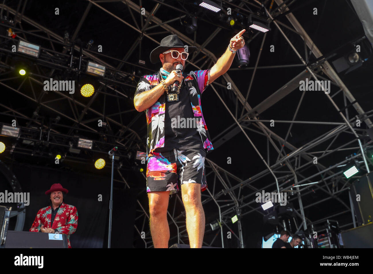 The Cuban Brothers perform during The Big Feastival at Churchill Heath ...