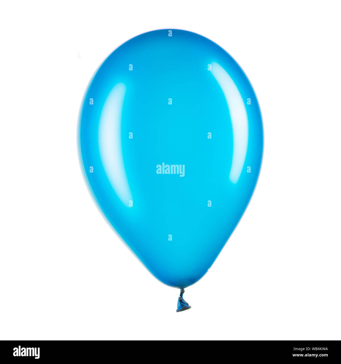 Single blue helium balloon, element of decorations Stock Photo - Alamy