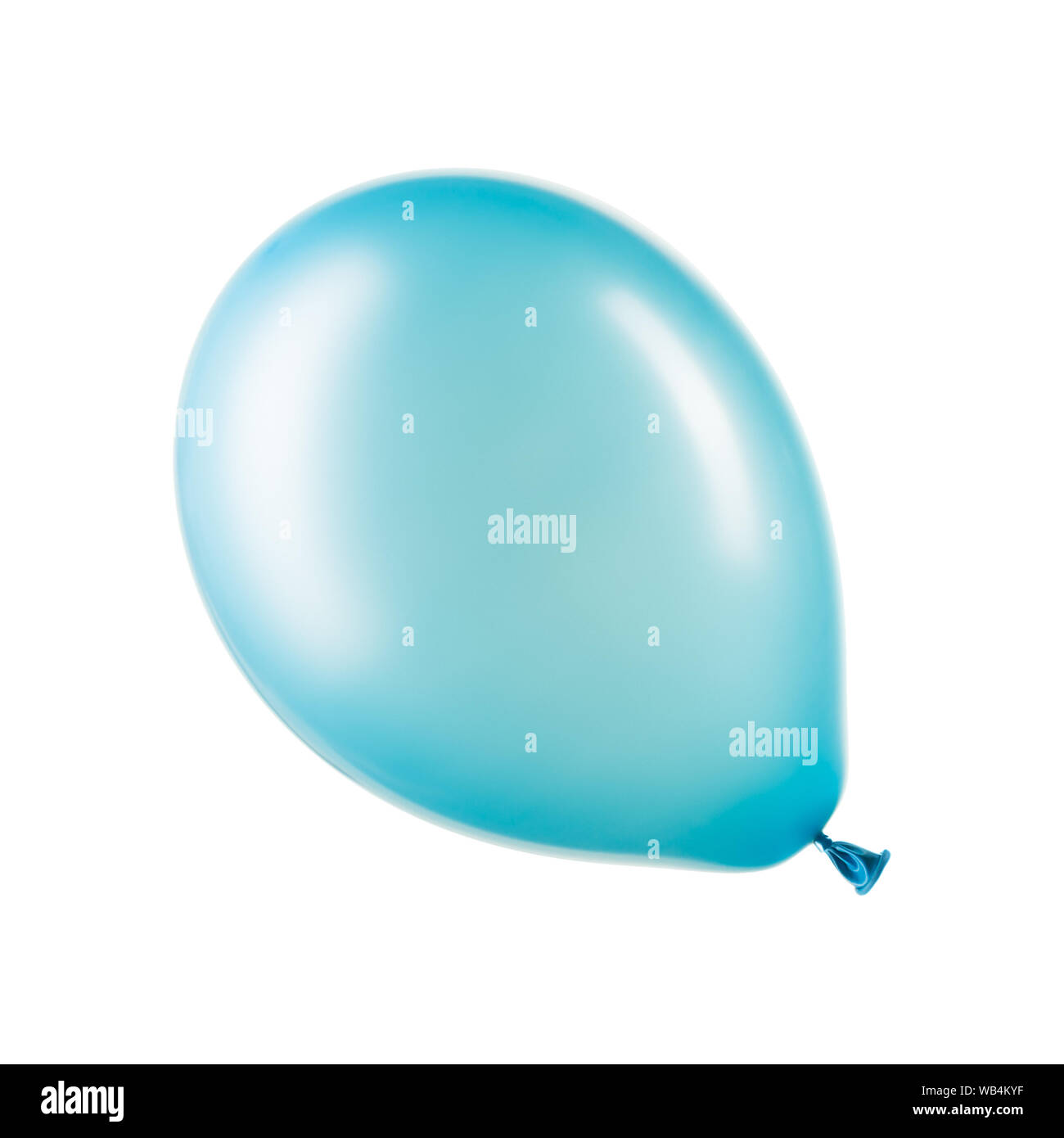 Single blue helium balloon, element of decorations Stock Photo - Alamy