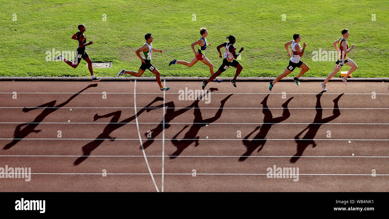 A general view during a Men's 800m Heat during day one of the Muller ...
