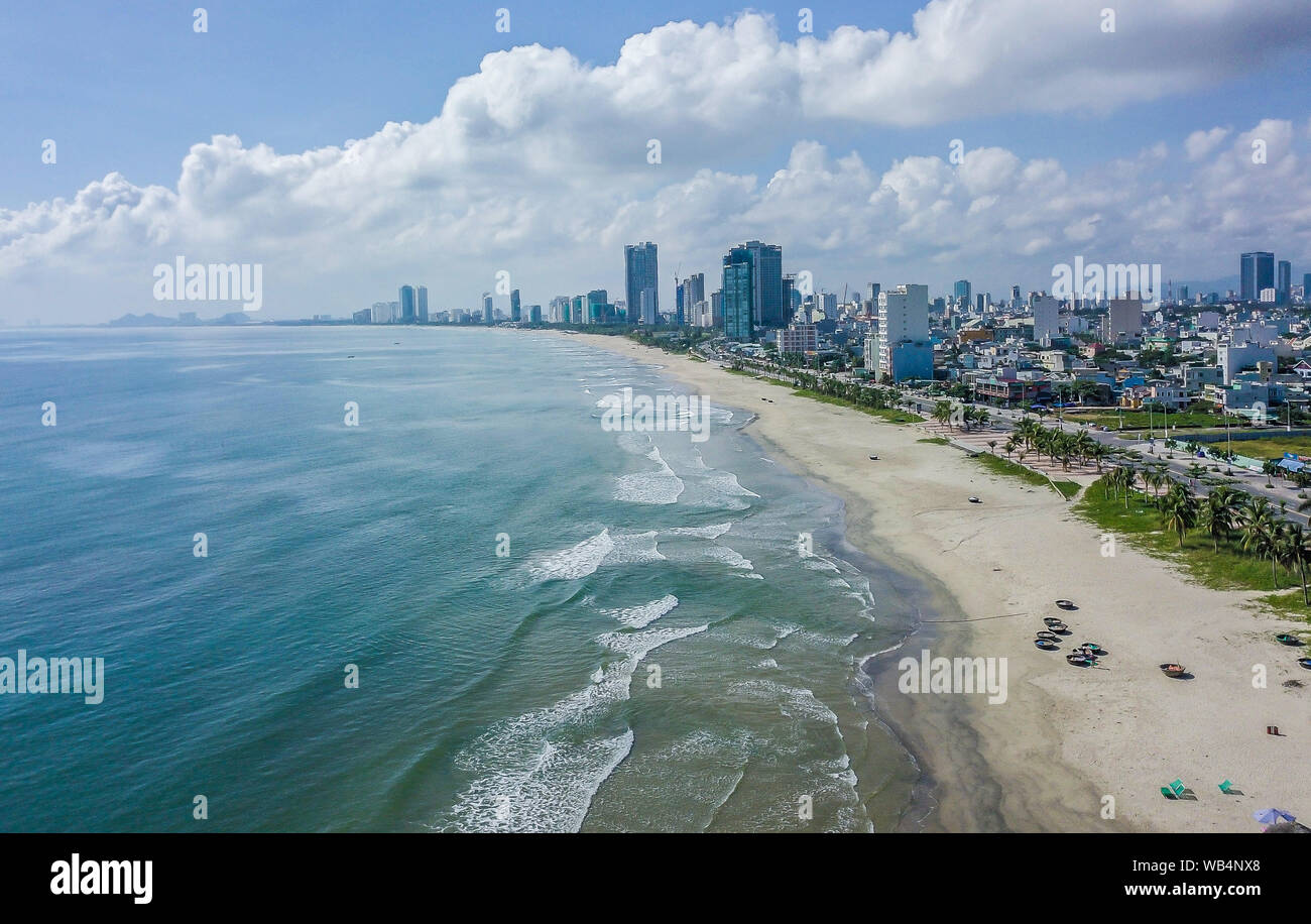Beach danang vietnam aerial hi-res stock photography and images - Alamy