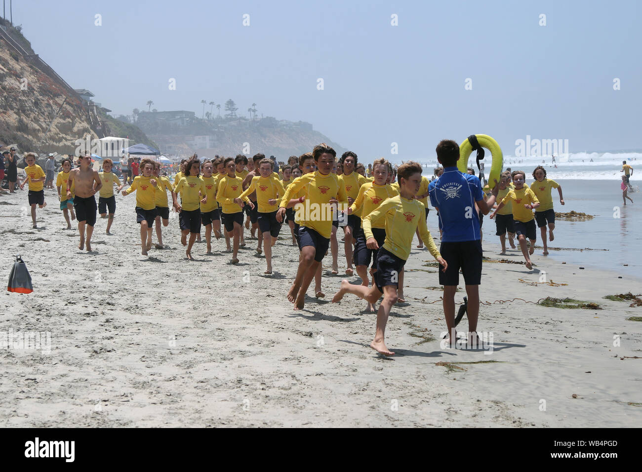 Young lifeguard competition hi-res stock photography and images - Alamy