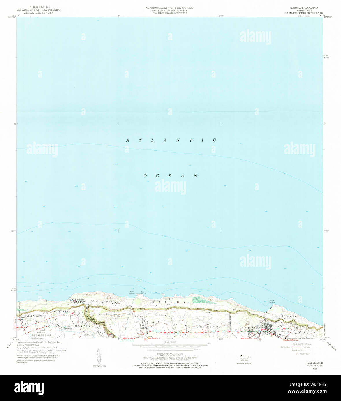 Isabela map hi-res stock photography and images - Alamy